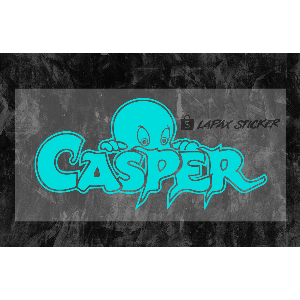 Jual stiker CASPER cutting sticker CASPER lucu keren viral | Shopee ...