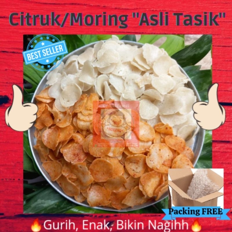 Jual 250gr//keripik-Moring/Molring /Citruk//Cemilan gurih//Cemilan enak ...