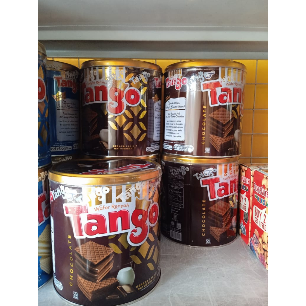 Jual TANGO WAFER COKELAT MURAH KEMASAN KALENG 290gr ( EXP 18-02-2024 ...
