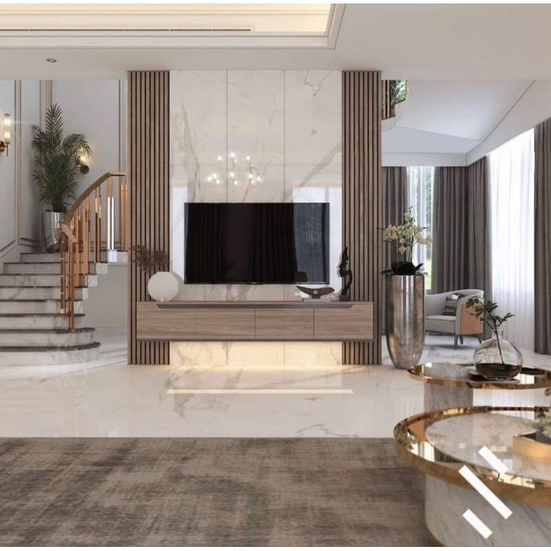 Jual PROMO BACKDROP TV CUSTOM/PARTISI DUA SISI, PARTISI PENYEKAT ...