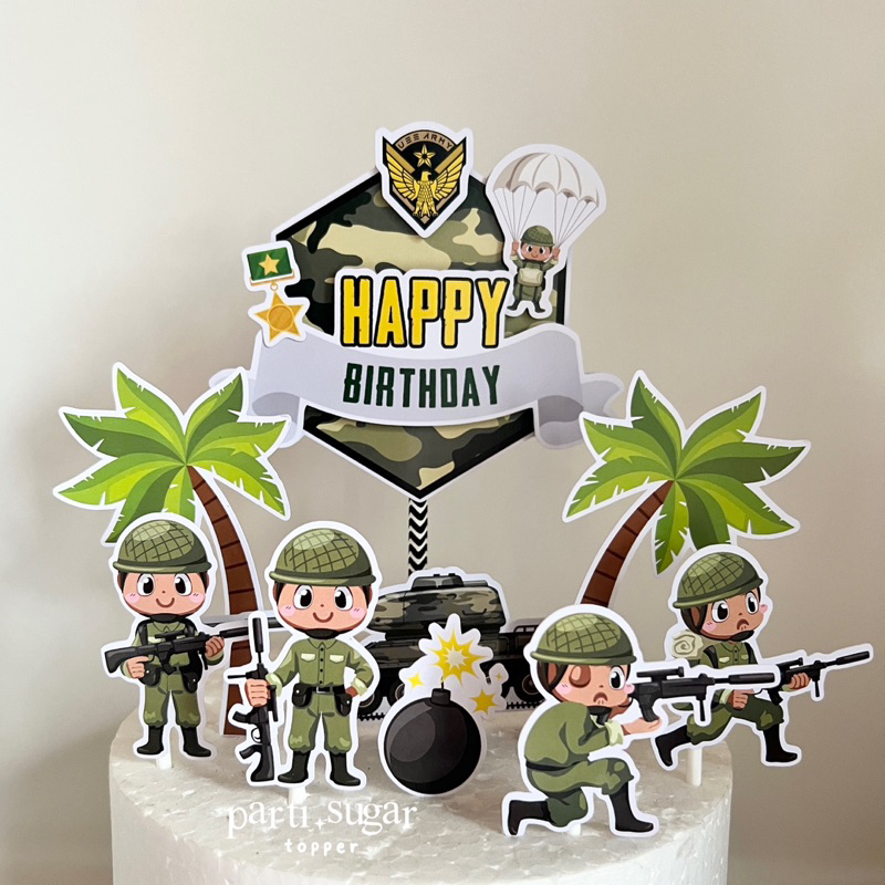 Jual Custom Cake Topper 3D Hiasan Kue - Dekorasi Ulang Tahun - Karakter ...