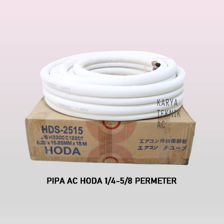 Jual PIPA AC HODA 2 PK 1/4-5/8 PER METER | Shopee Indonesia