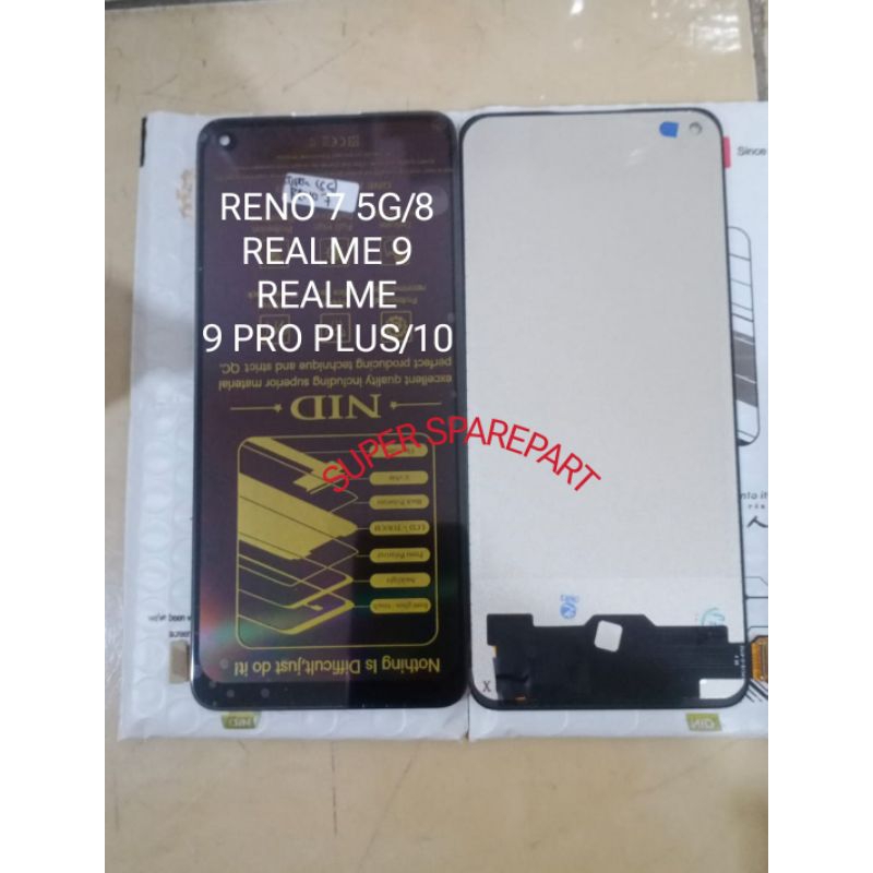 Jual LCD+TS FULLSET NID SUPER RENO 7 5G/8 REALME 9/9PRO PLUS/10 KUALITAS TERBAIK | Shopee Indonesia