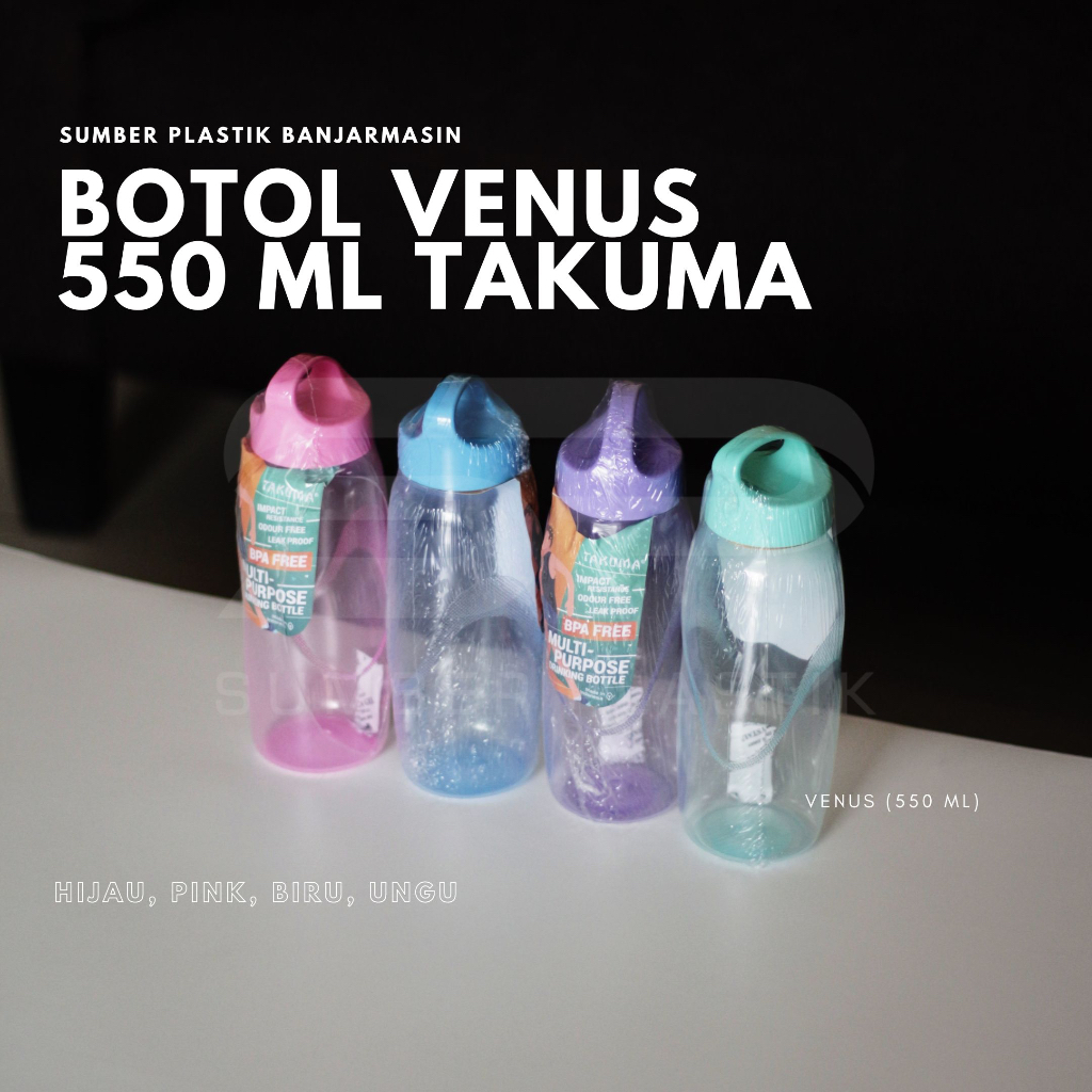 Jual Botol Venus 550 ml Takuma Botol Minum Anak Souvenir Ulang Tahun ...