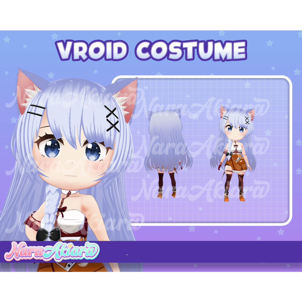 Jual Kostum Streaming Vroid 3D Pilihan Desainer Profesional, Mode Vroid ...