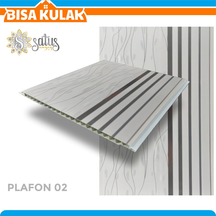 Jual SATUS PLAFON PVC PLAFON PLASTIK 1 DUS ISI 15 PCS | Shopee Indonesia