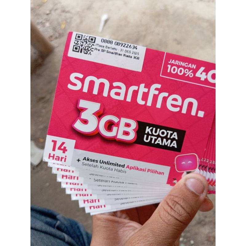 Jual kartu perdana smartfren fresh aktif dan segel murah | Shopee Indonesia