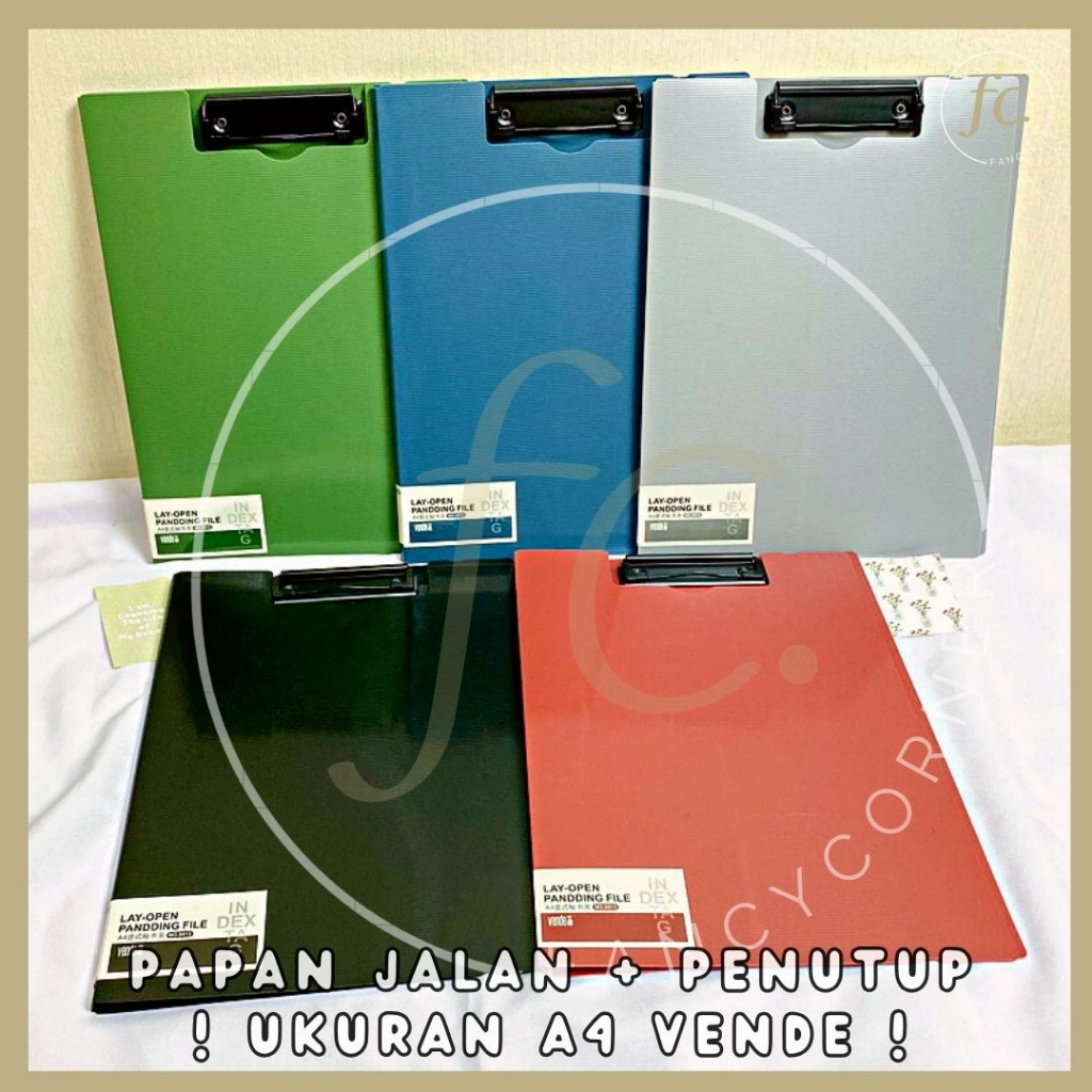 Jual Clipboard with Cover / Clipfolder / Papan Jalan / Papan Ujian ...