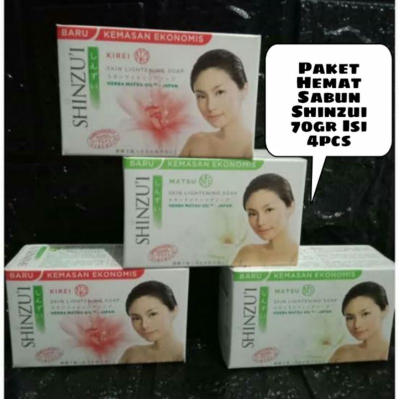 Jual PAKET HEMAT ISI 4 PCS SABUN SHINZUI 60GR | Shopee Indonesia
