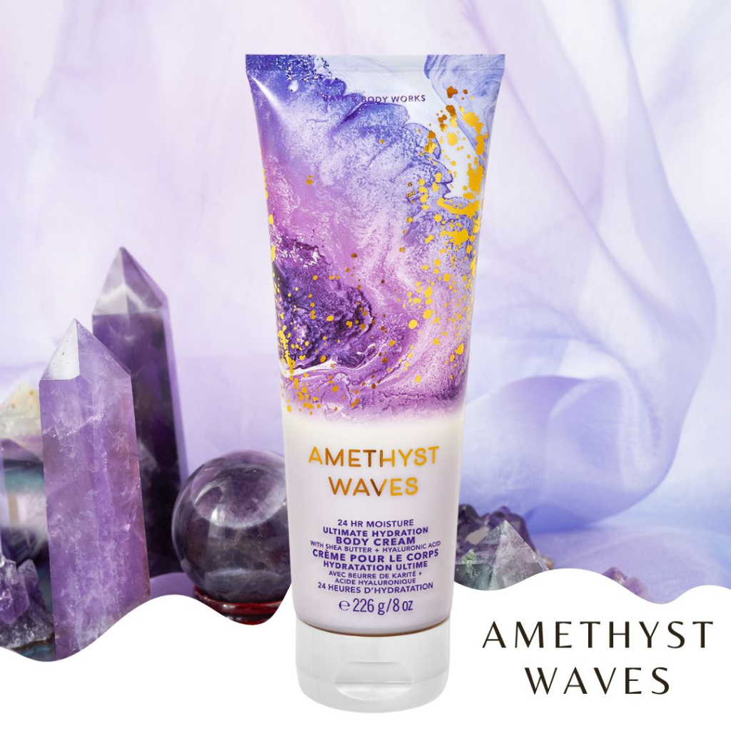 Jual BBW Bath & Body Works Amethyst Waves Ultimate Hydration Body Cream ...