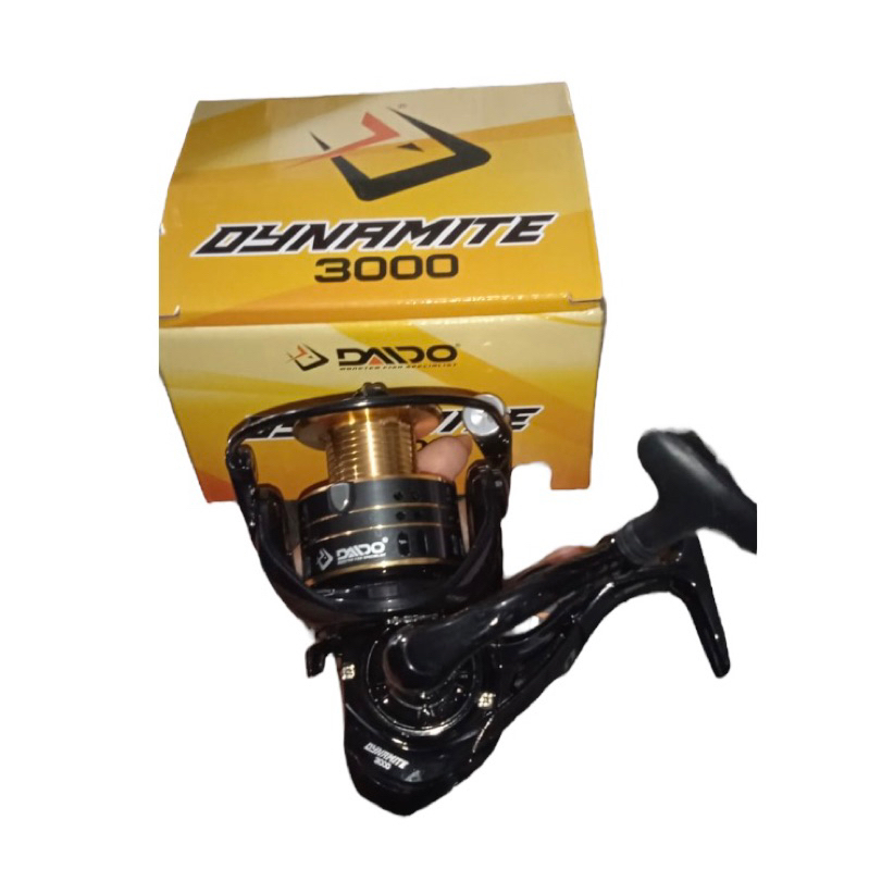 Jual Reel Daido Dynamite 3000 ONE WAY Spool Aluminium Gold+Black ...