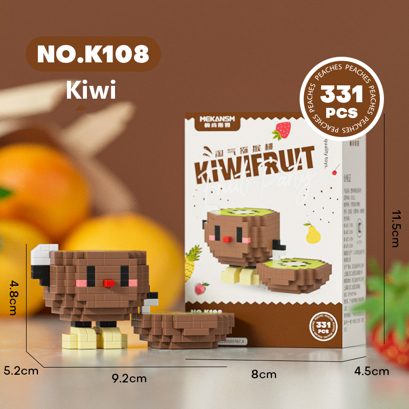 Jual Mainan Mini Bricks Blok 3D Kartun Fruit Building Nano Block Lucu ...