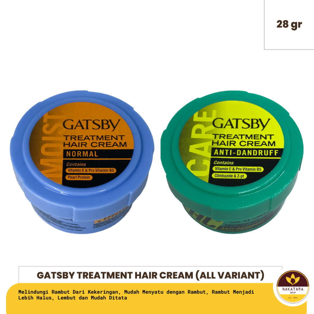 Jual GATSBY TREATMENT HAIR CREAM KEMASAN POT 28 GR | Shopee Indonesia