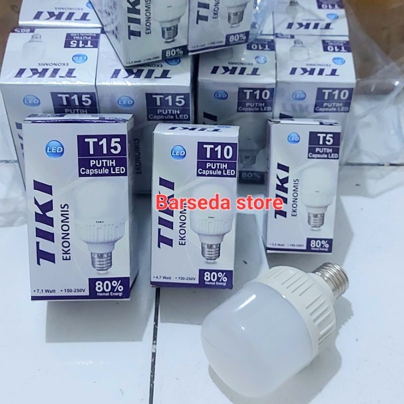 Jual Barseda | Bohlam Lampu Led TIKI T-Buld LED 5w 10w 15 watt Cahaya ...