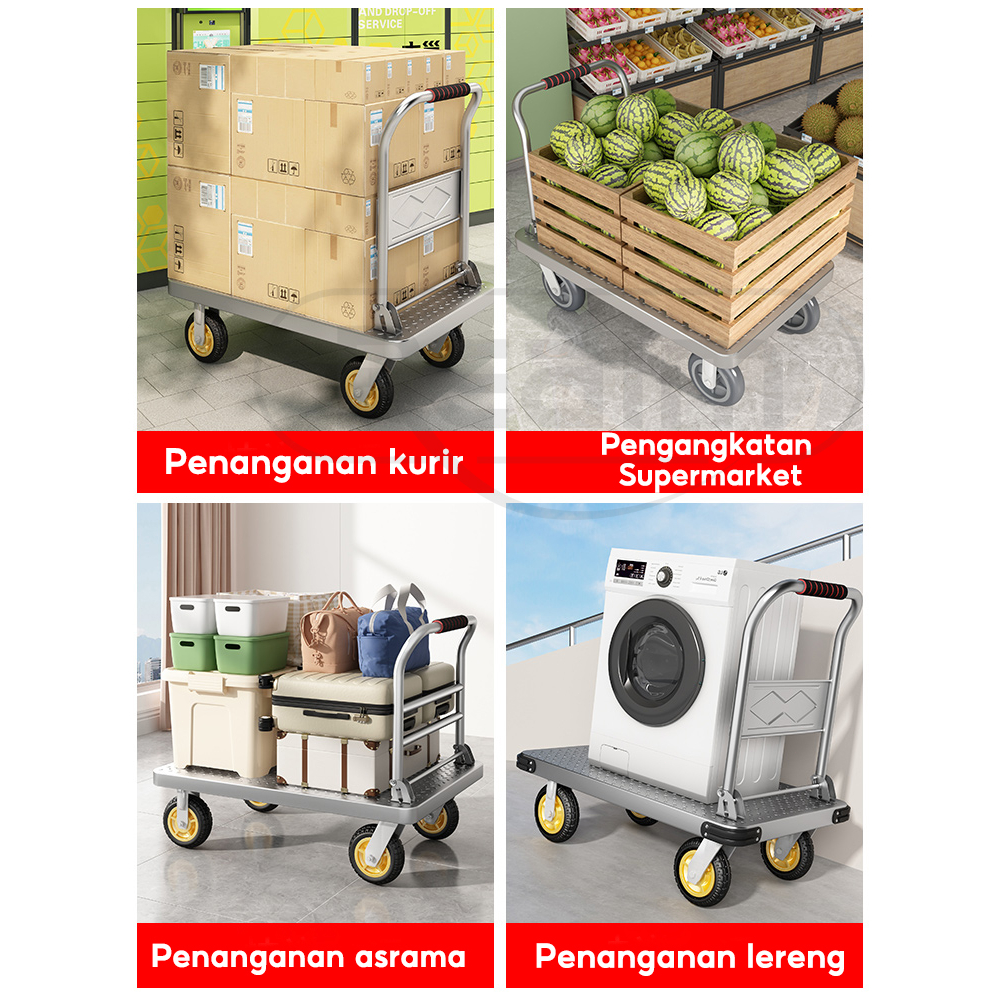 Jual Troli Lipat Trolley Hand Truck Model Troli Barang / Trolley Barang ...