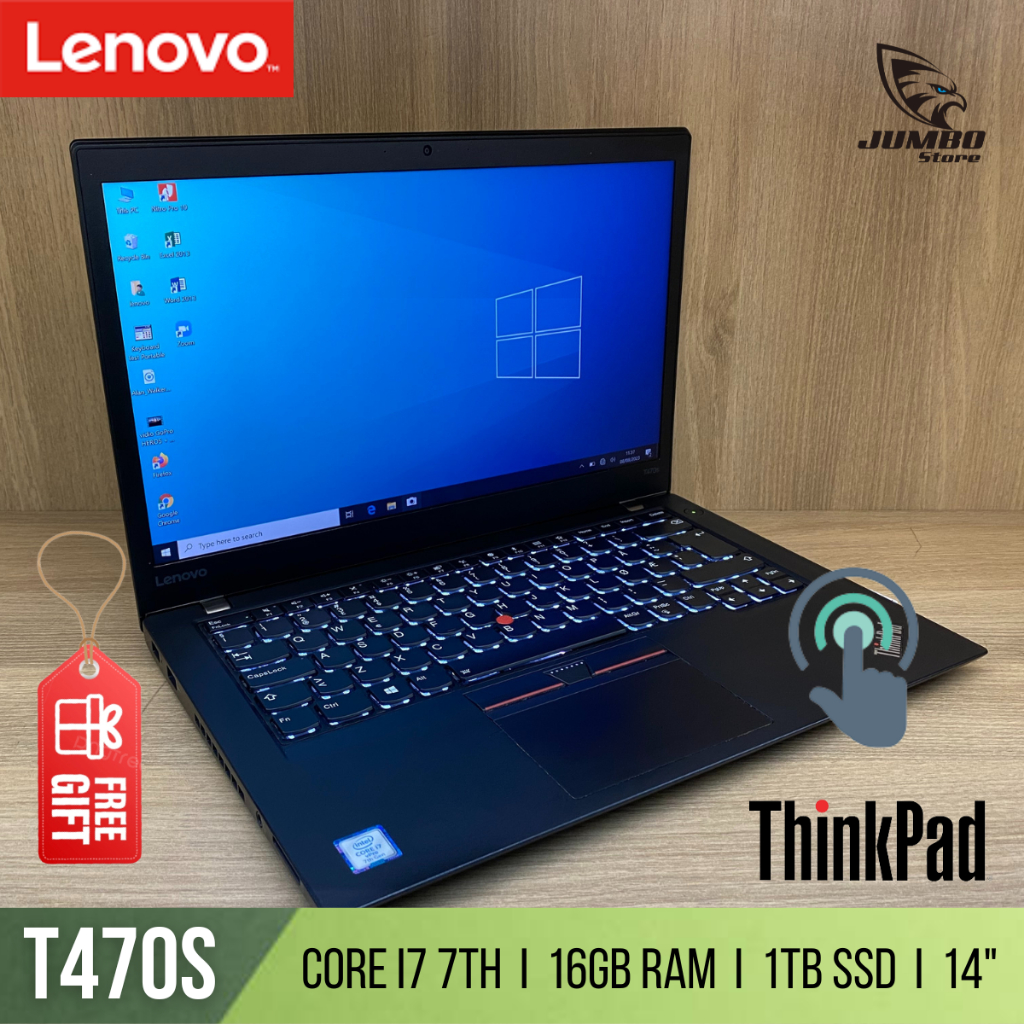 Jual Laptop Lenovo Thinkpad T470s Core i7 7th Gen 16GB RAM 1TB SSD ...