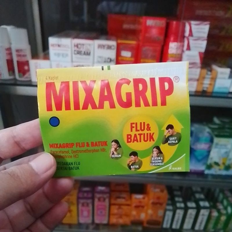 Jual mixagrip flu batuk 1 strip isi 4 tablet | Shopee Indonesia