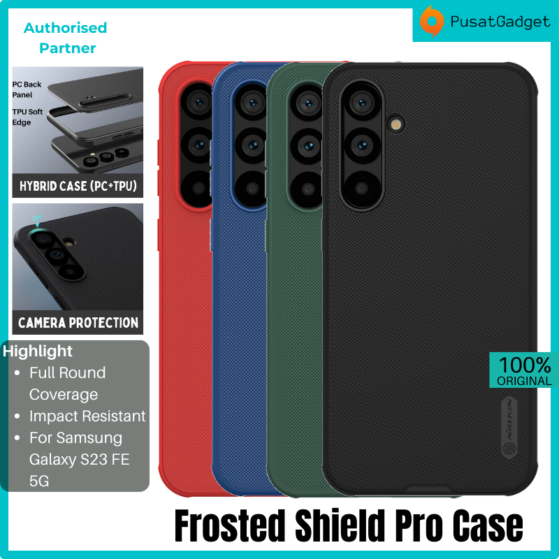 Jual Case Samsung Galaxy S23 FE 5G NILLKIN Frosted Pro Hybrid Casing ...