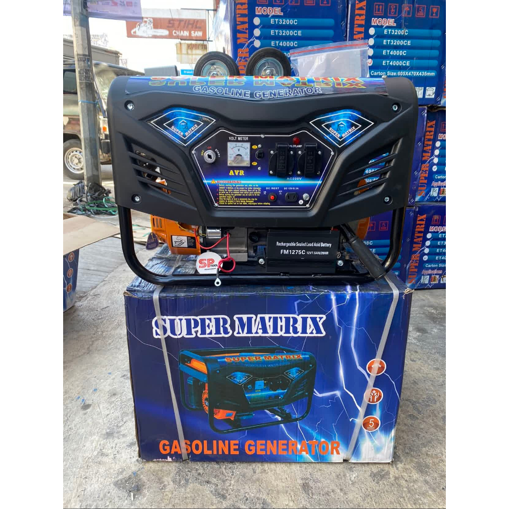 Jual GENSET GENERATOR BENSIN 2700 WATT ELEKTRIK STATER AVR MATRIX ...
