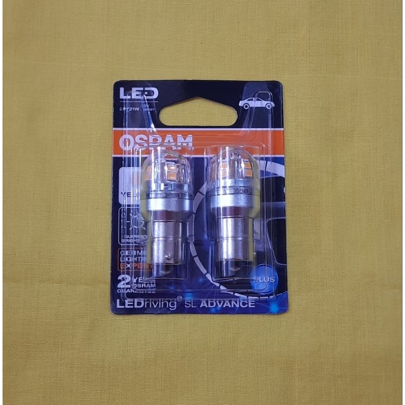 Jual Led Sein Osram PY21W Kuning Yellow S25 BAU15s 9456Y Led Sein Osram Bayonet | Shopee Indonesia