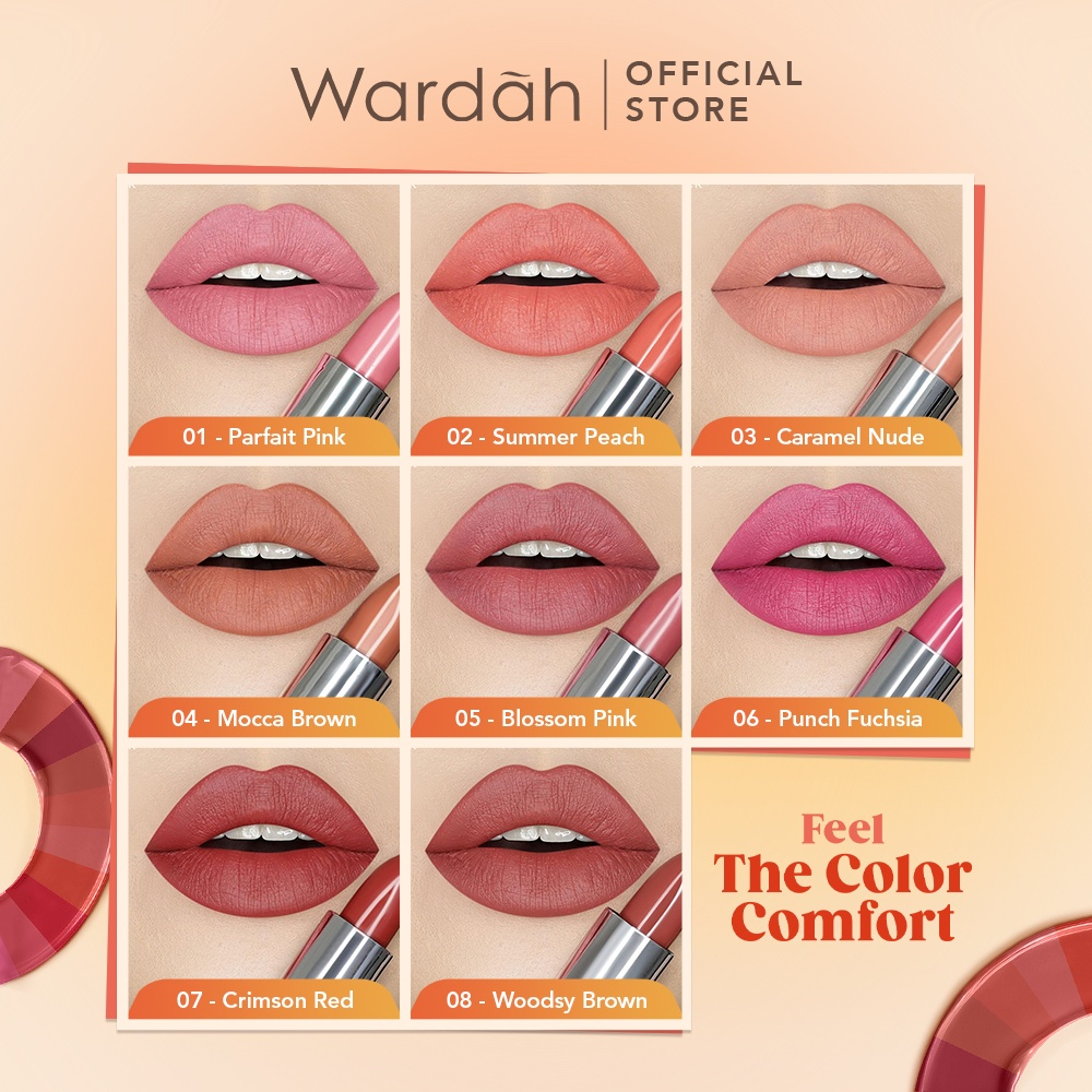 Jual Wardah Colorfit Ultralight Matte Lipstick - Ringan, Nyaman dan ...