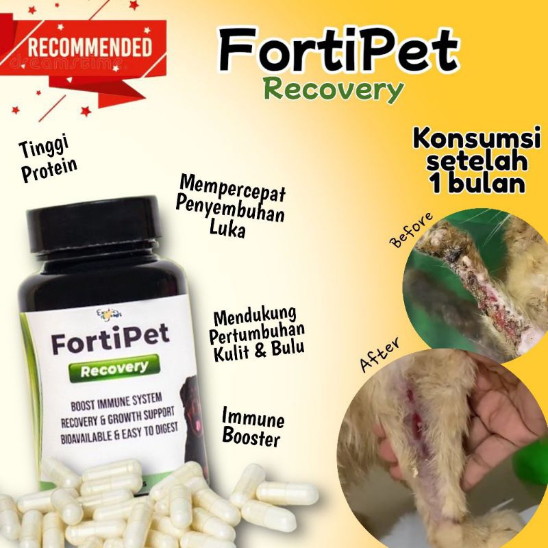 Jual EXOTICGOODS FORTIPET RECOVERY 60 KAPSUL SUPLEMEN PENINGKAT IMUN ...