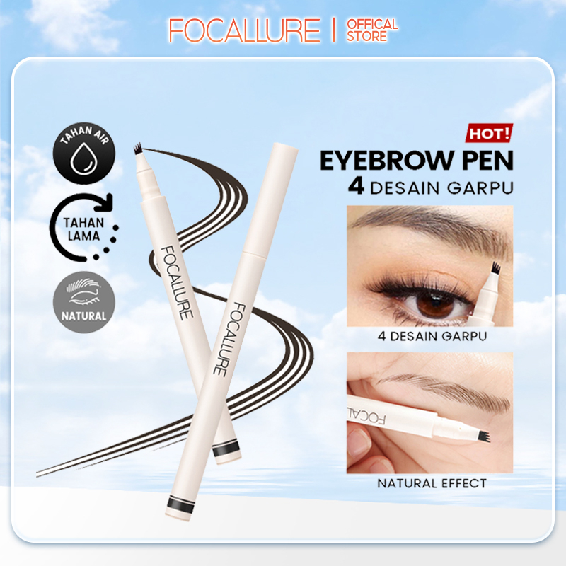 Jual FOCALLURE Anti air Pensil Alis 4 Garpu Natural Eyebrow Pen ...