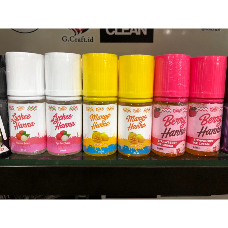 Jual liquid saltnic hanna series 30ml | Shopee Indonesia