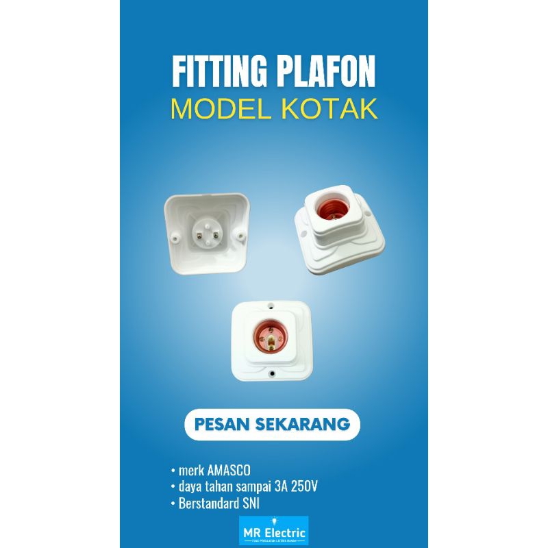Jual FITTING PLAFON / FITTING TEMPEL | Shopee Indonesia
