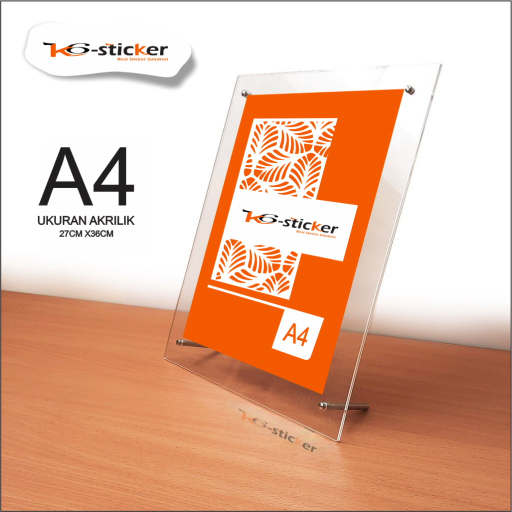 Jual k6-sticker Bingkai Foto Akrilik Meja / Acrylic Photo Frame Table ...