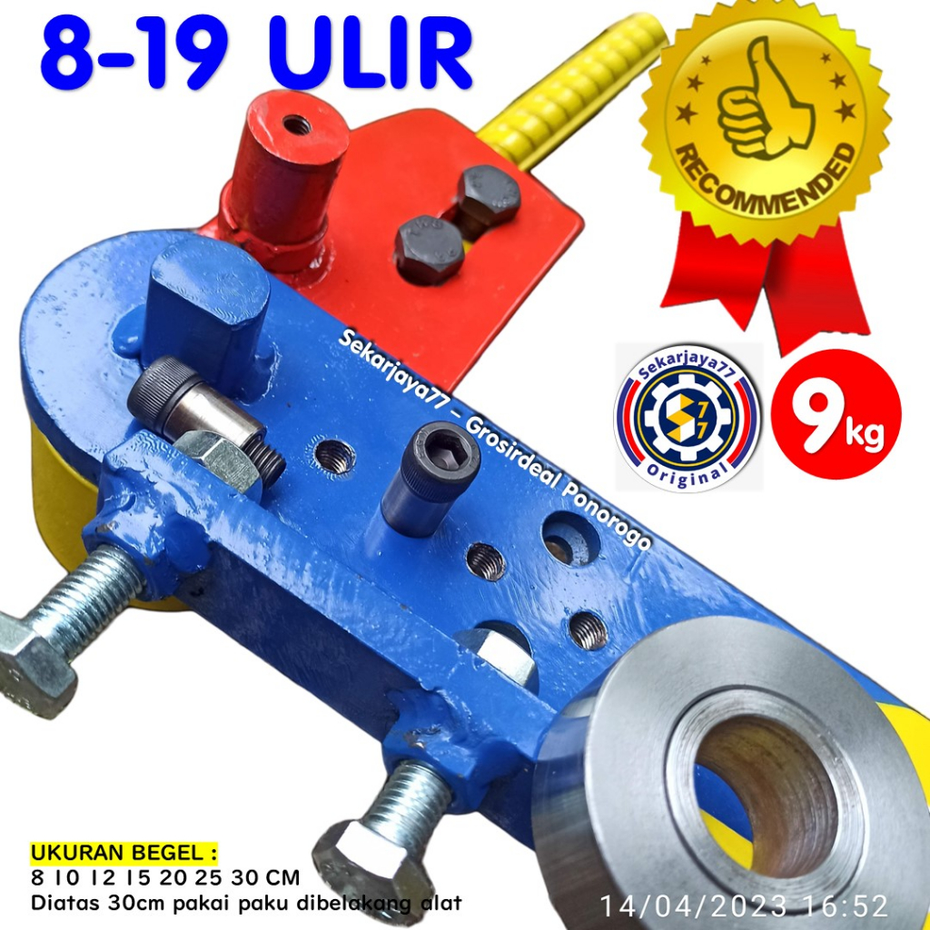 Jual Alat penekuk Besi alat tekuk besi Pembengkok Besi Begel 8 10 12 13 ...