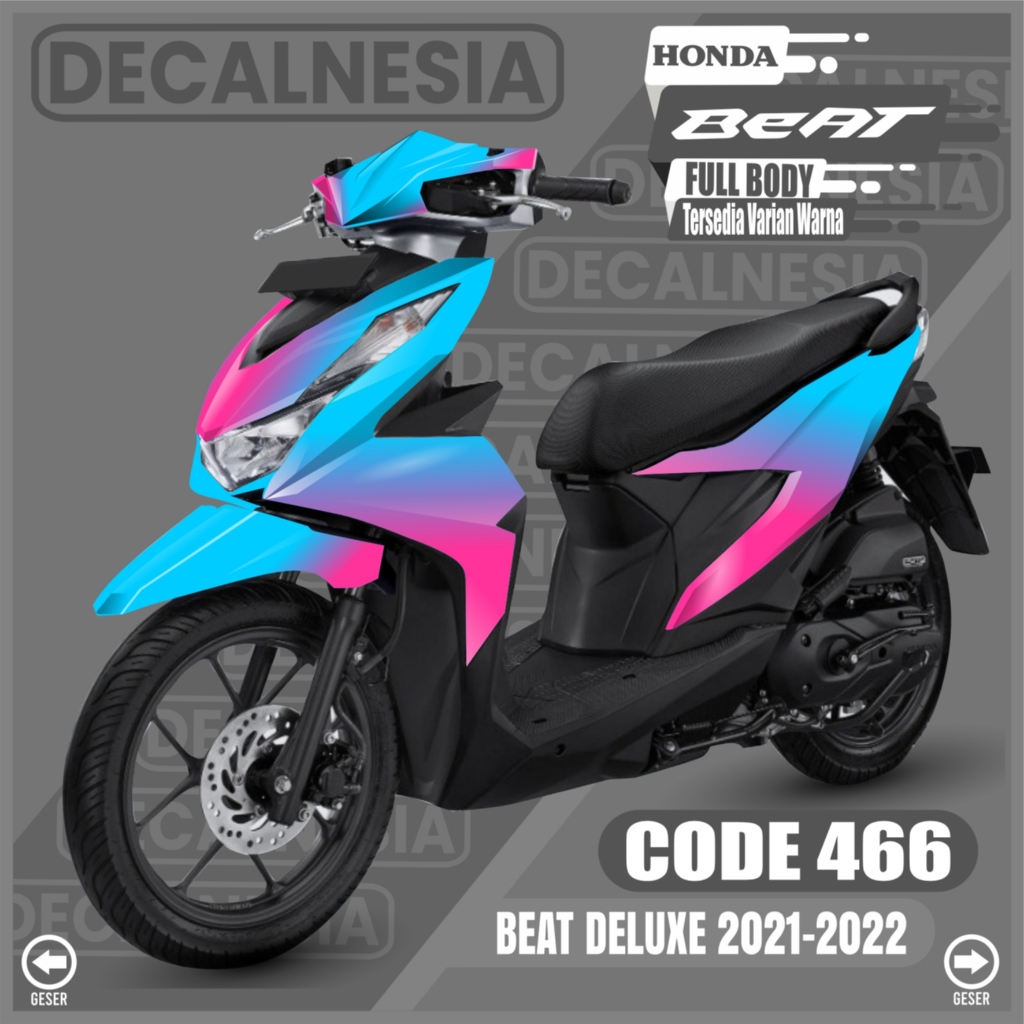 Jual Decal Stiker Beat Deluxe 2021 2022 2023 Full Body CBS ISS Street New Motor Variasi C466 ...