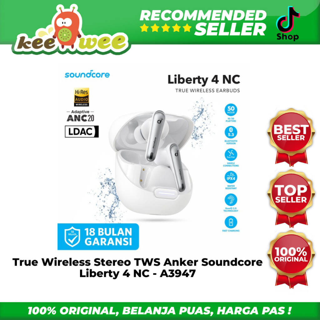 Jual True Wireless Stereo TWS Anker Soundcore Liberty 4 NC - A3947 ...
