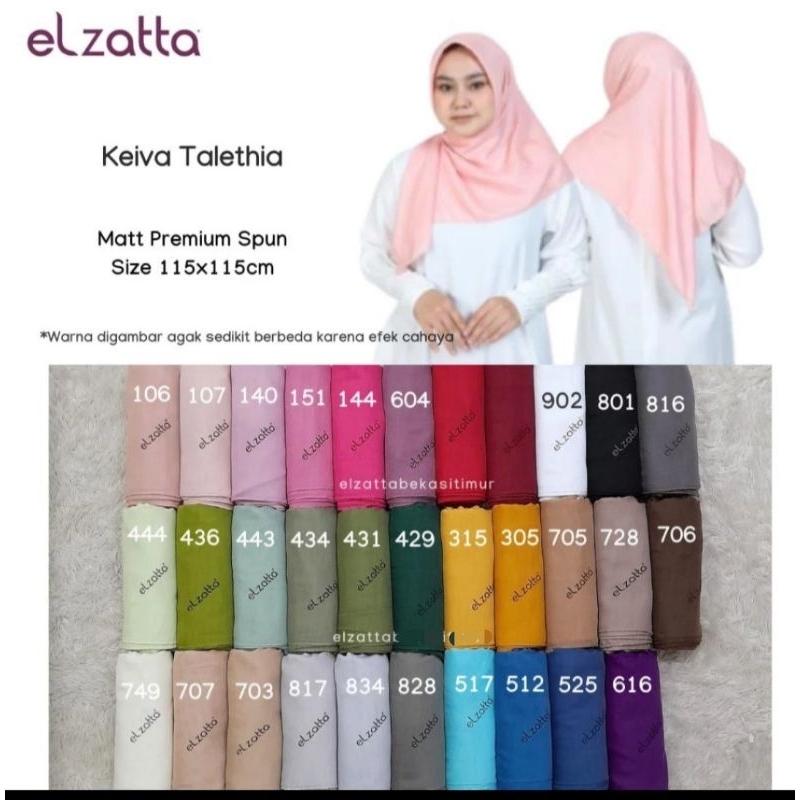 Jual PARIS PREMIUM ELZATTA SCARF / segi empat ( KEIVA TALETHIA ...