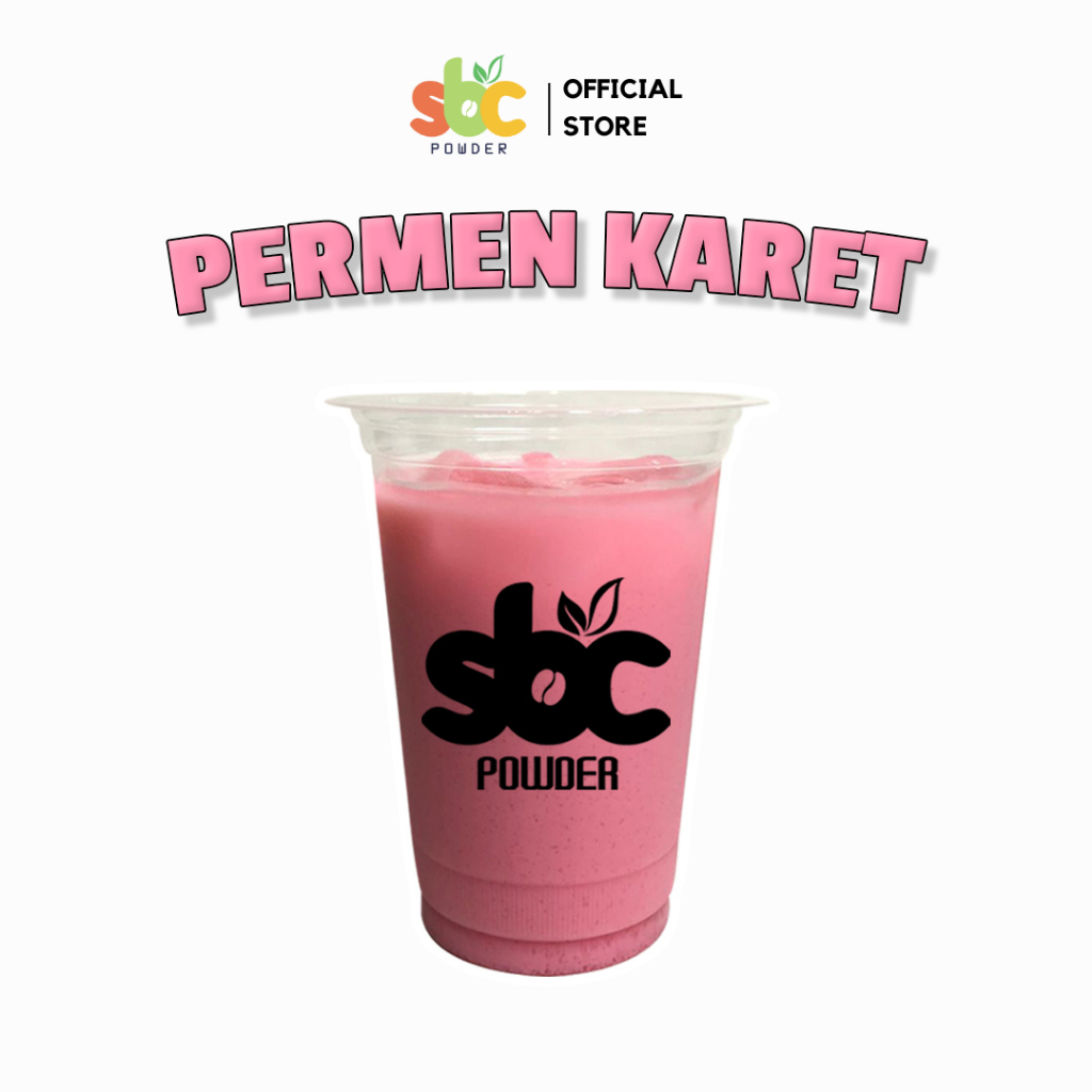 Jual SBC - Bubuk Minuman SBC Permen Karet Pink 500g / Powder Minuman ...