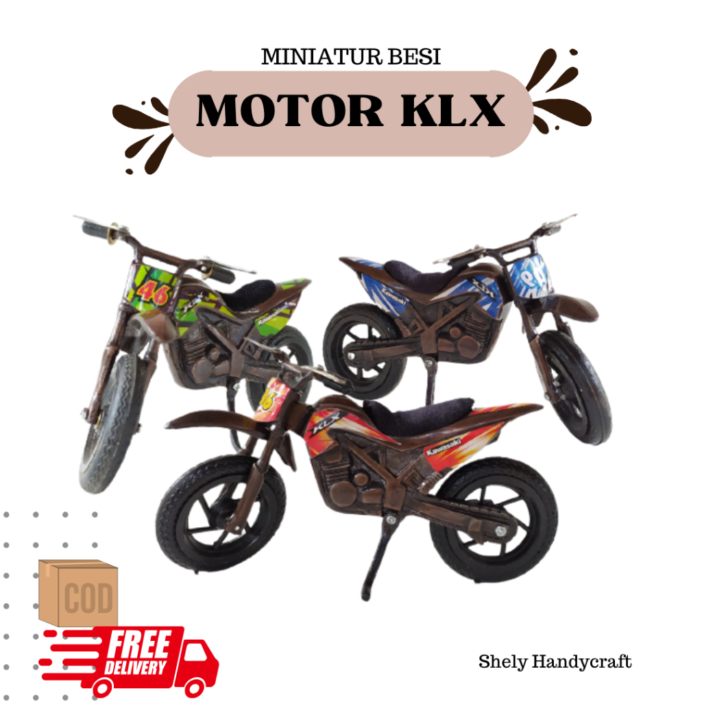 Jual Miniatur Motor KLX Logam Besi | Shopee Indonesia