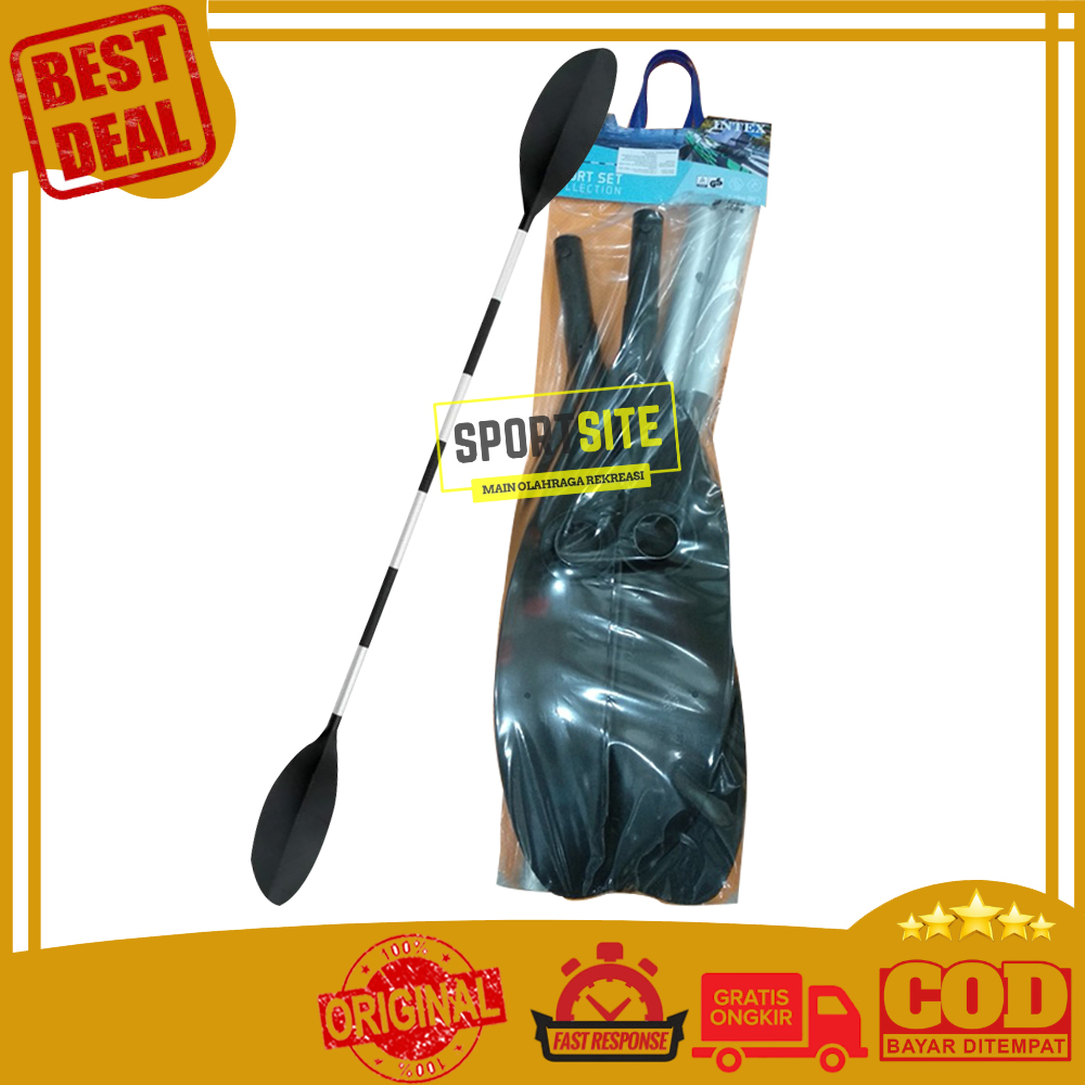 Jual Intex Dayung Perahu Karet Kayak Paddle Aluminium Boat Paddling ...