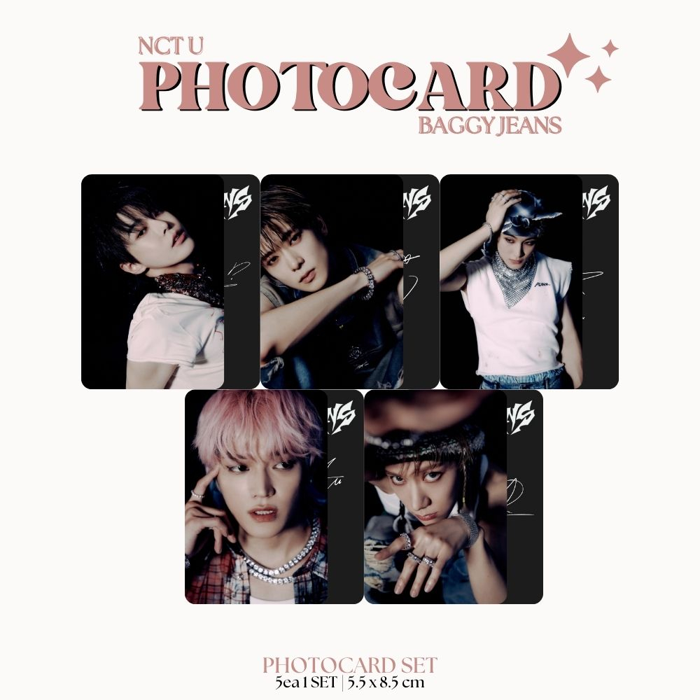 Jual PHOTOCARD NCT U BAGGY JEANS 2SISI (ISI 5 PCS + LAMINASI 2 SISI) TANDA TANGAN TTD KPOP CARDS ...