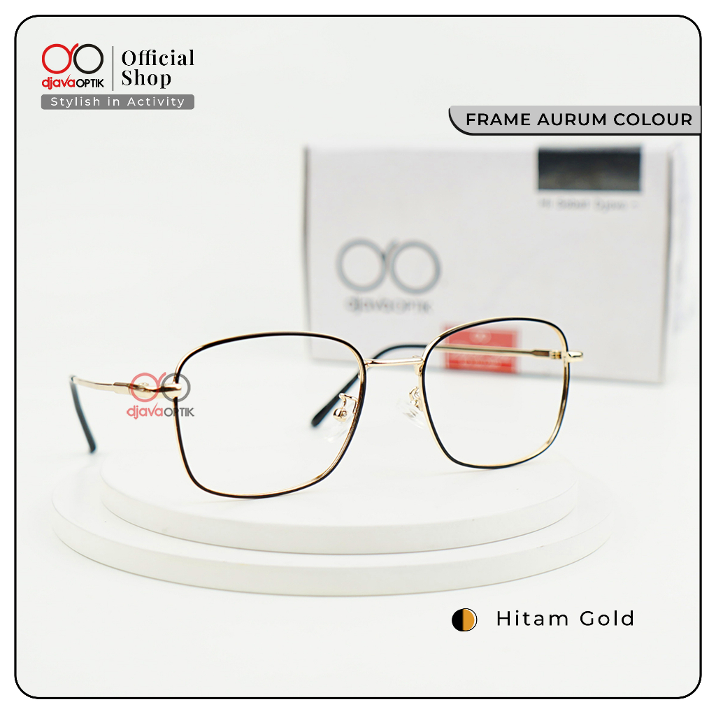 Jual DJAVA OPTIK - Frame Aurum - Kacamata Photocromic Korea Bahan Titanium | Shopee Indonesia