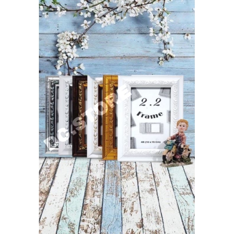 Jual BINGKAI FRAME FOTO 4R/ 10x15cm MOTIF UKIR | Shopee Indonesia
