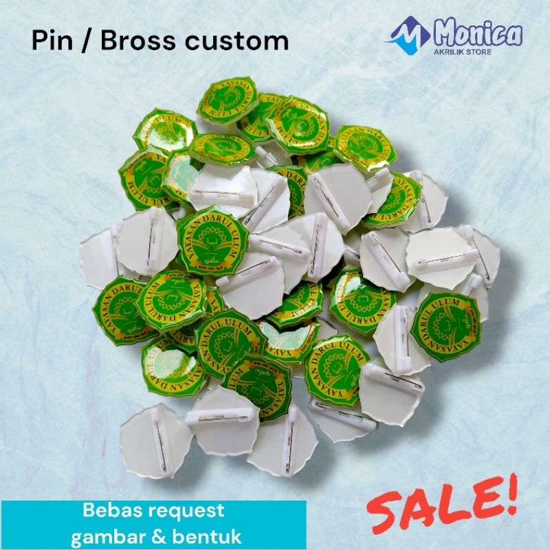 Jual Pin/Bros/Pin Akrilik/Bros Akrilik/Bros Peniti/Bros Costum/Pin ...