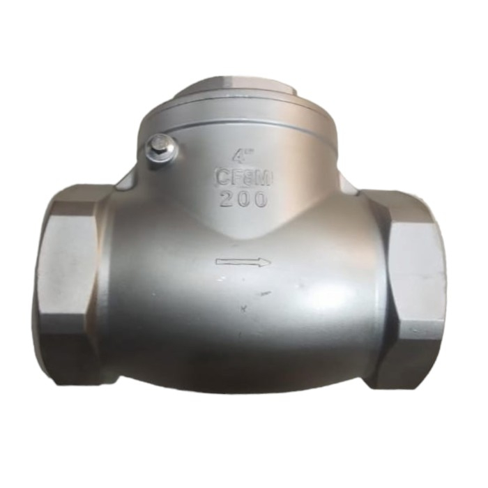 Jual SWING CHECK VALVE 4 INCH SS 316 CF8M | Shopee Indonesia