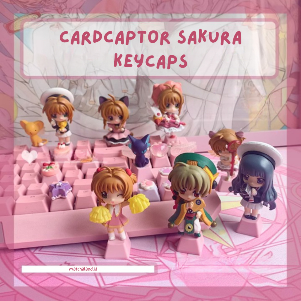 Jual Cardcaptor Sakura Mechanical Keyboard Keycaps ; Artisan custom ...