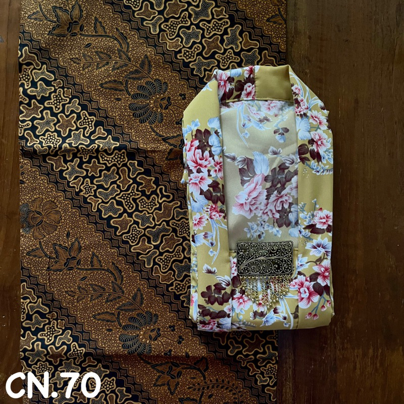 Jual KEBAYA KUTUBARU JADUL NENEK BUNGA POLOS KARTINI CN.70 | Shopee ...