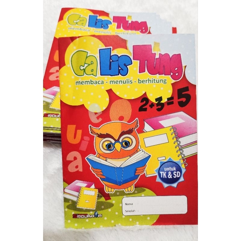 Jual BUKU CALISTUNG TK-SD PEMULA / BELAJAR BERHITUNG / BELAJAR MEMBACA ...