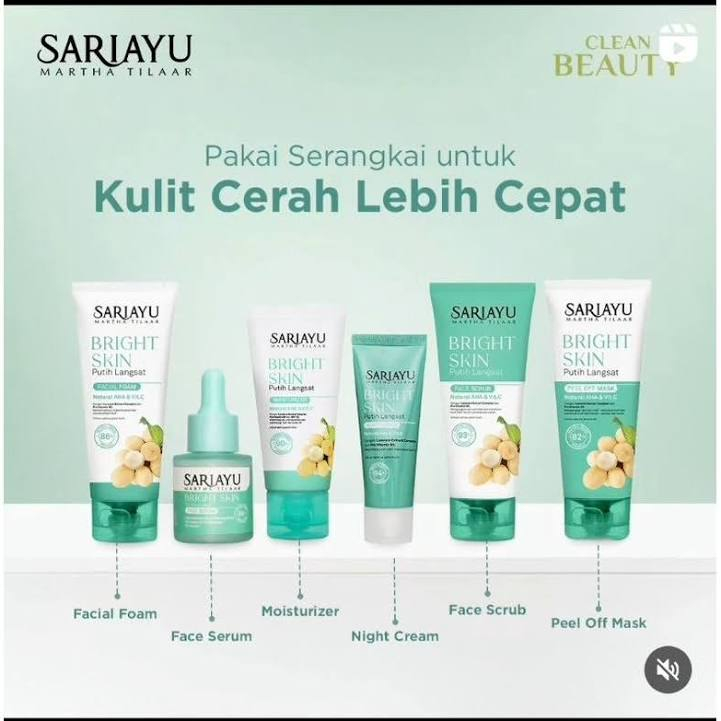 Jual Sariayu Bright Skin Putih Langsat Series | Shopee Indonesia