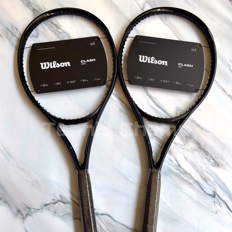 Jual Raket Tenis Wilson Clash V2 Noir Edition 100 100L/Wilson Original ...