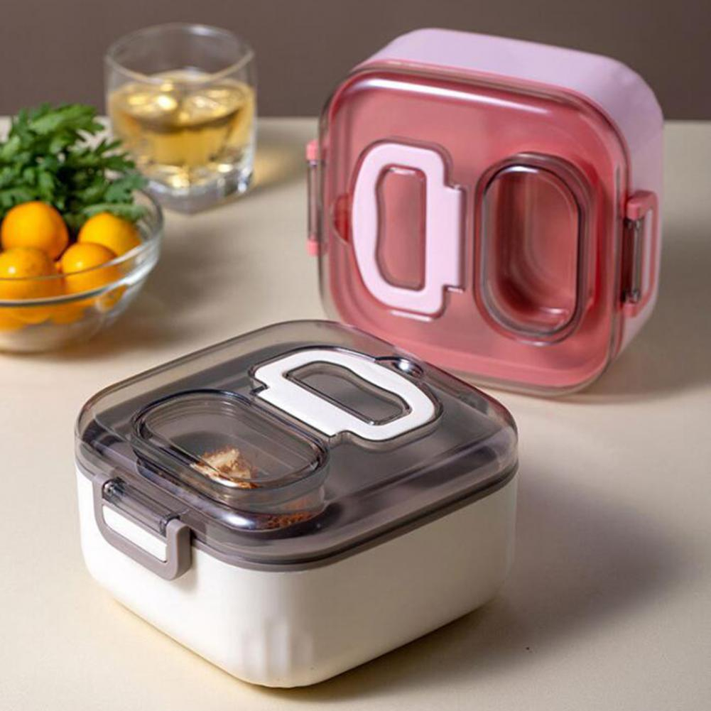 Jual LUNCH BOX BENTO LUCU 4 SEKAT FREE GARPU DM6012 1000ML | Shopee ...