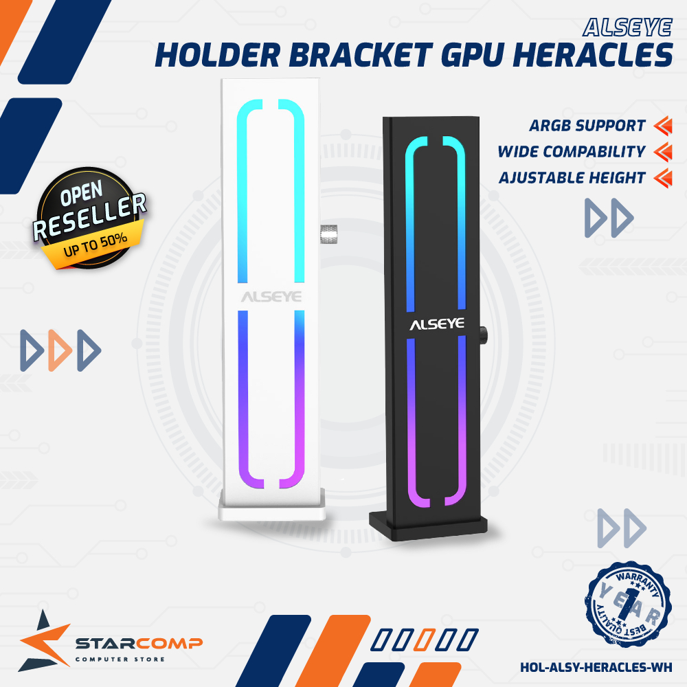Jual STAND HOLDER BRACKET VGA GPU ALSEYE HERACLES ARGB | Shopee Indonesia