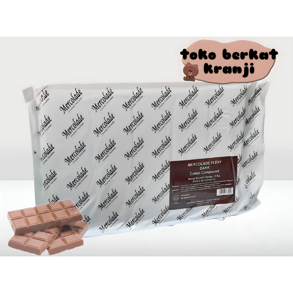 Jual Coklat Mercolade dark compound flexy 5kg (Sebelum dipacking sudah ...